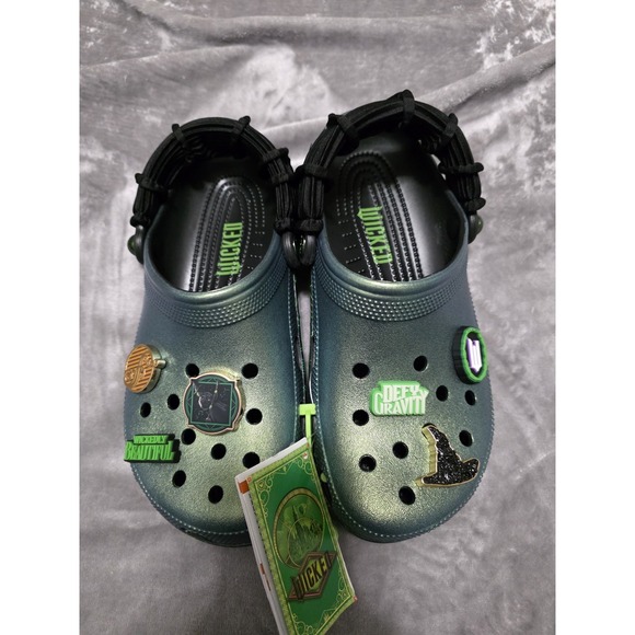 CROCS | Shoes | Crocs Classic Clog Wicked Witch Elphaba 2524 Green ...
